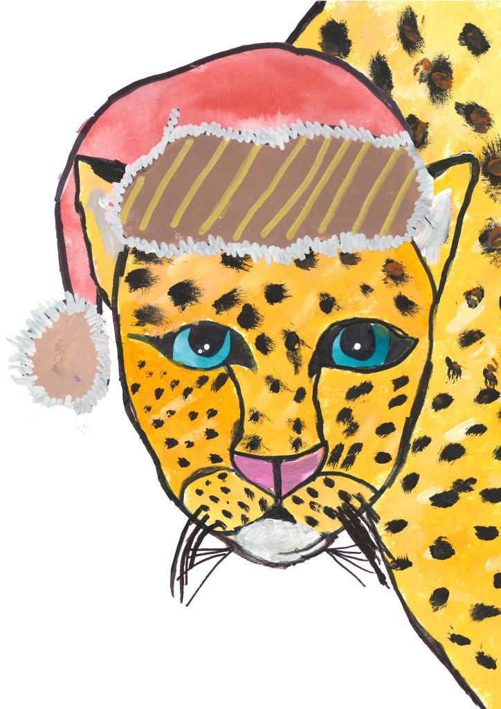 Xmas Cards: Leopard - Mitso Magic